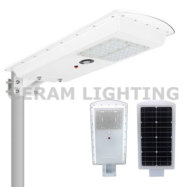 High Lumen 25 Watt Integrated Solar Powered LED Street Light