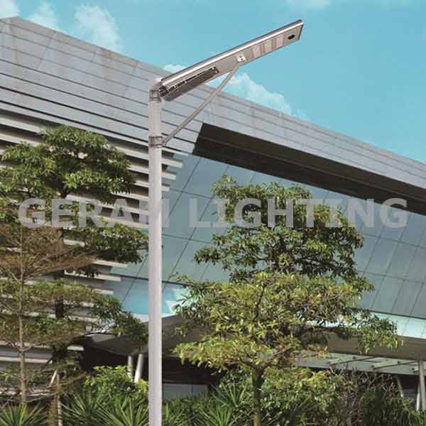 50 Watt All In One Solar LED Street Light With Lithium Battery
