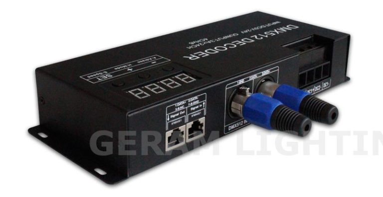 LED Strip Light 3-4 Channel DMX DMX512 Rgb Rgbw Decoder