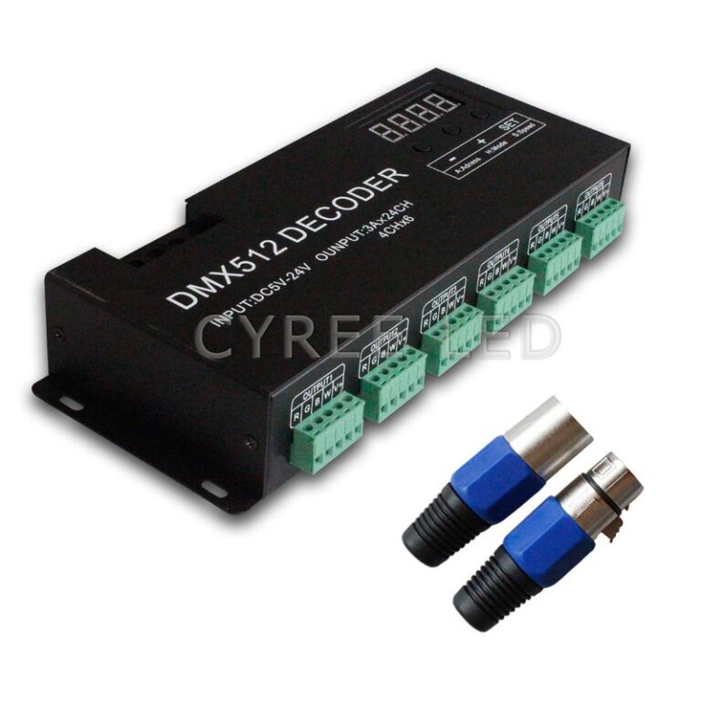 LED Strip Light 3-4 Channel DMX DMX512 Rgb Rgbw Decoder